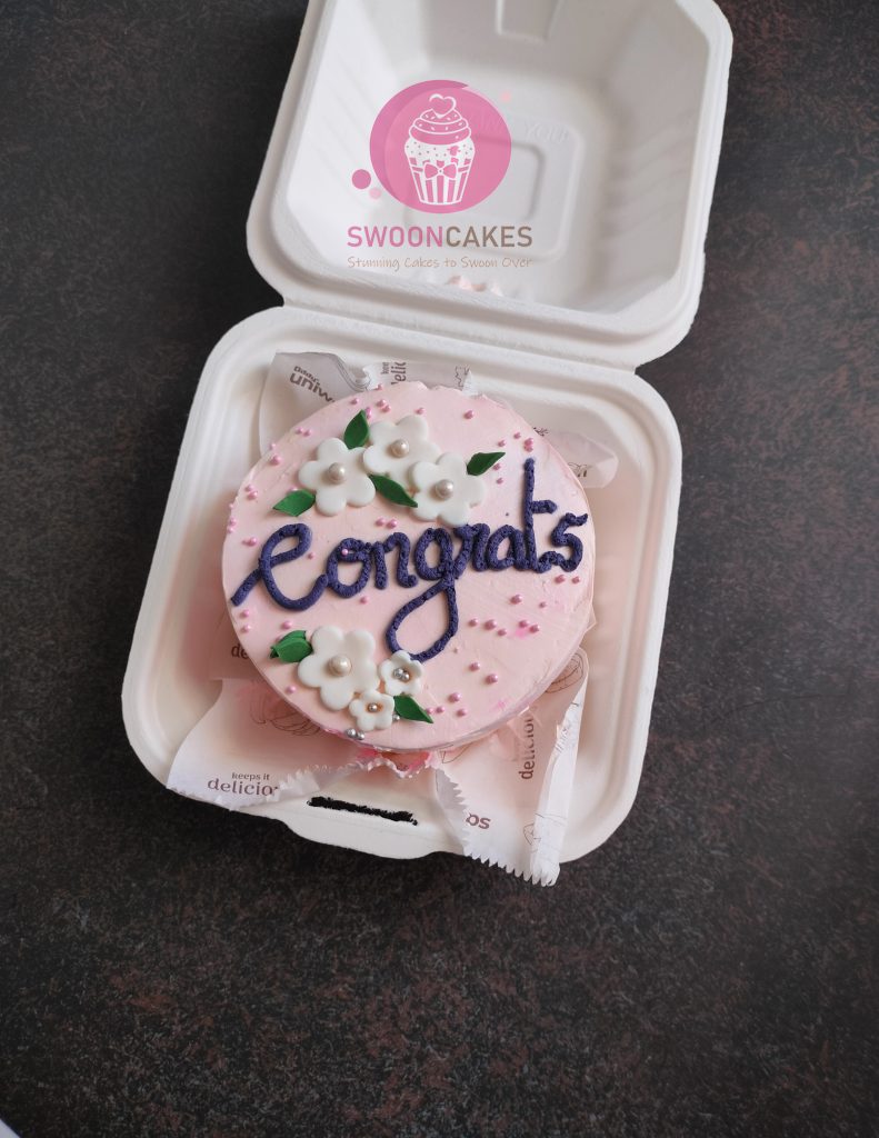 Congratulations Bento Cake | Swoon Cakes
